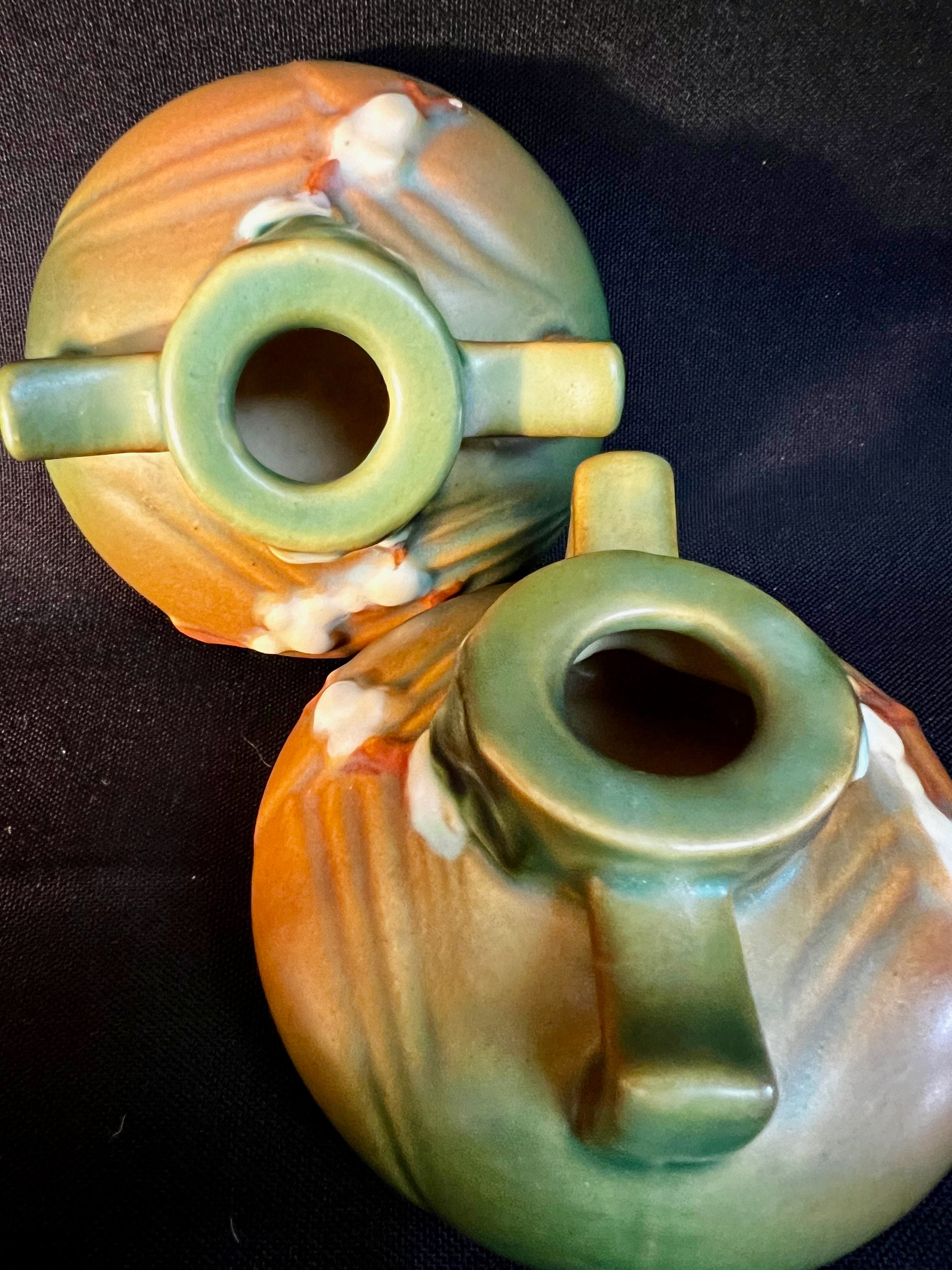 1940s Roseville Pottery, Snowberry 1CS1 Candlestick Holders, Green - Etsy