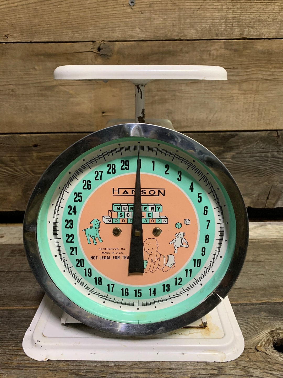 Antique Hanson, 30lb Nursery Scale, Model 3025 - Etsy