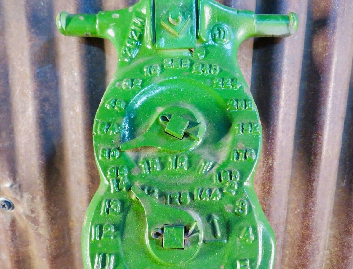 Vintage John Deere, Acreage Counter, Cast Iron, Y262M - Etsy