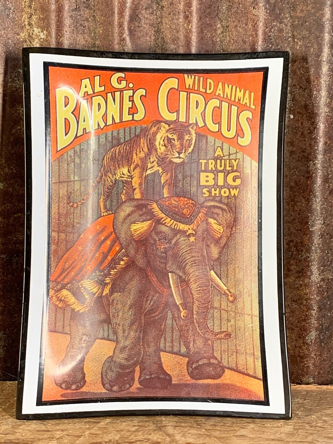 Circus World Museum Al G. Barnes Tin Litho - Etsy