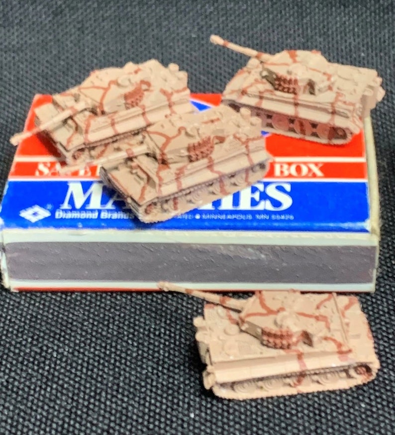 1980s Micro Armour CHQ Cast Iron WWII Model Tanks & - Etsy