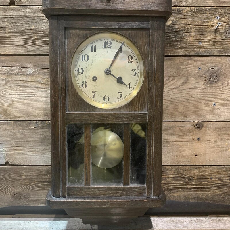 Antique Pendulum Wall Clock - Etsy