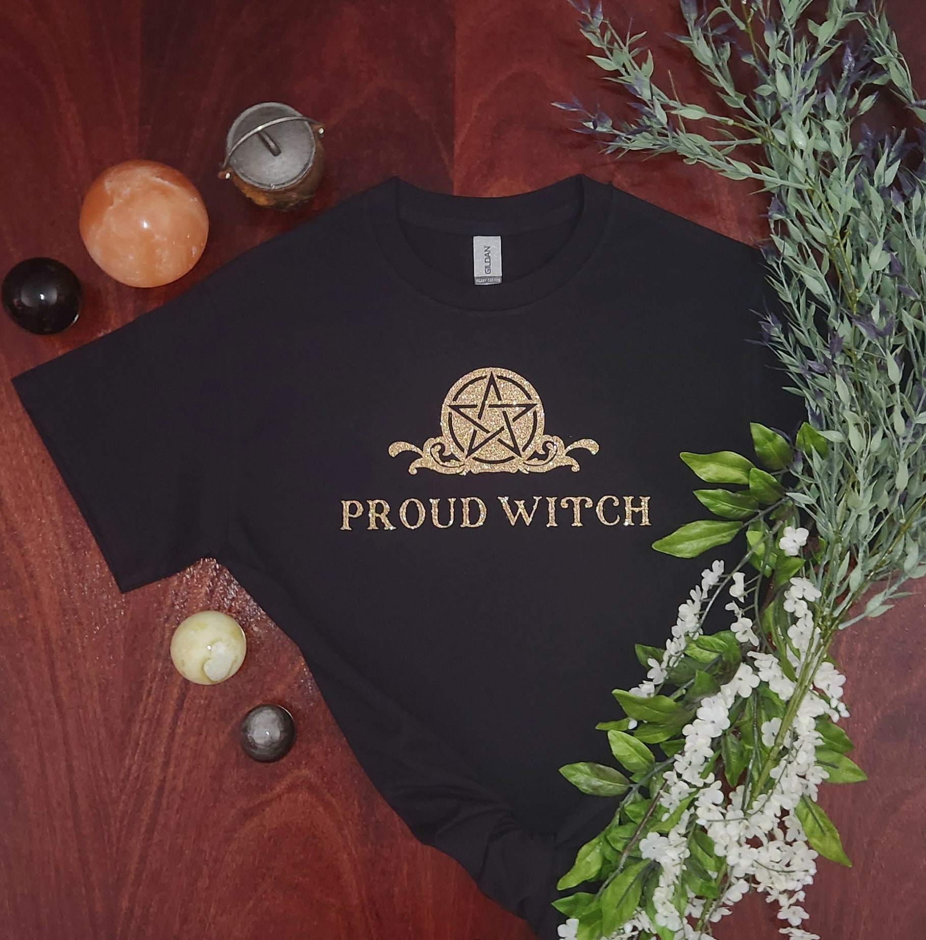 Proud Witch Occult Shirt, Basic Witch T-shirt, Boss Witch Shirt, Custom Personalized Text ...