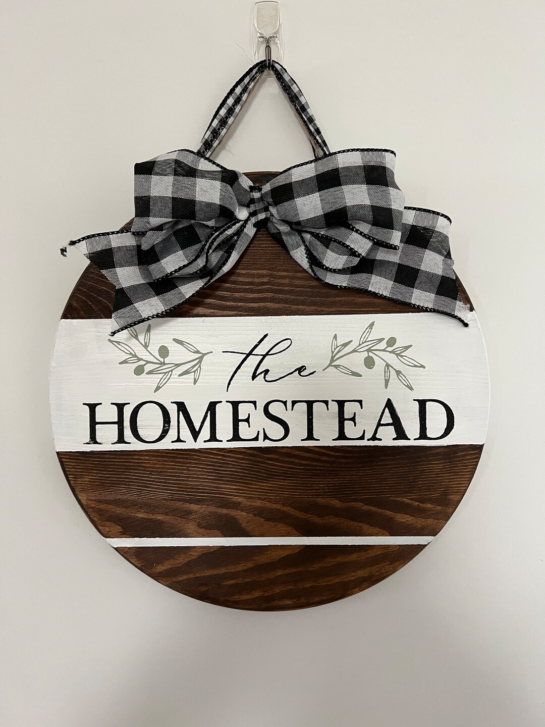 12 Inch Wood Round Sign - Etsy