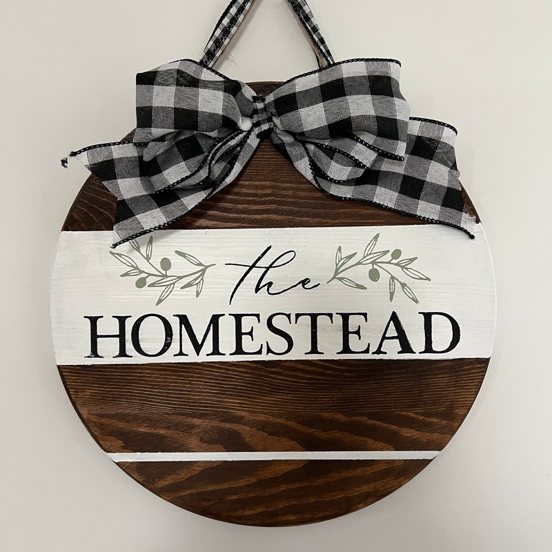 Wood Round Signs - Etsy