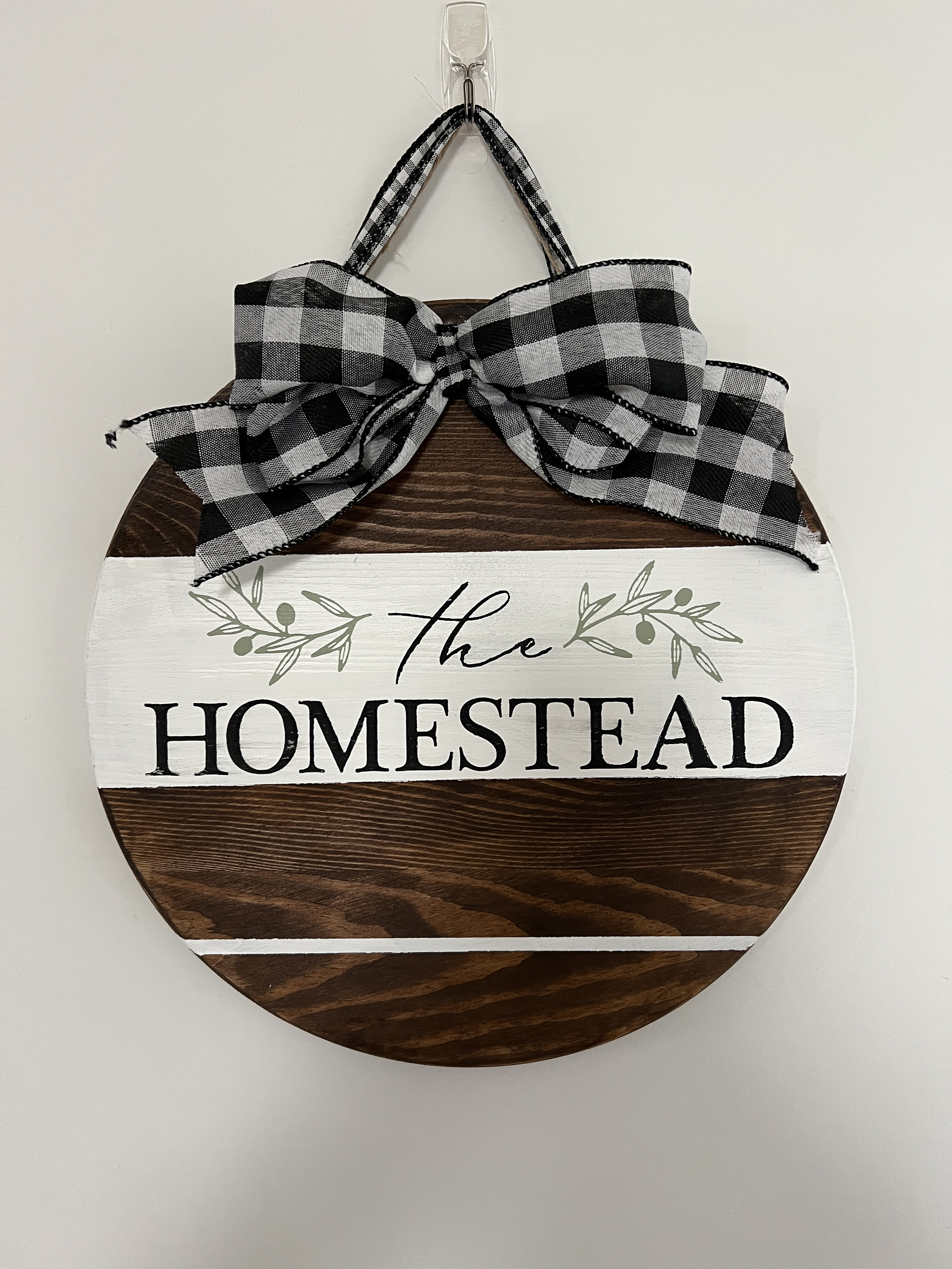 12 Inch Wood Round Sign - Etsy