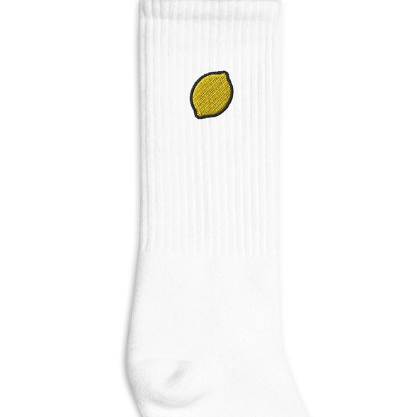 Embroidered Lemon - Etsy