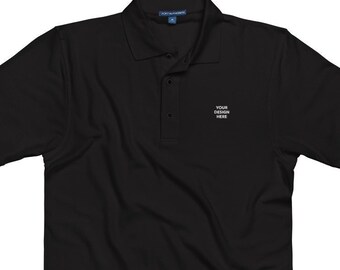 Text Polo Shirt - Etsy