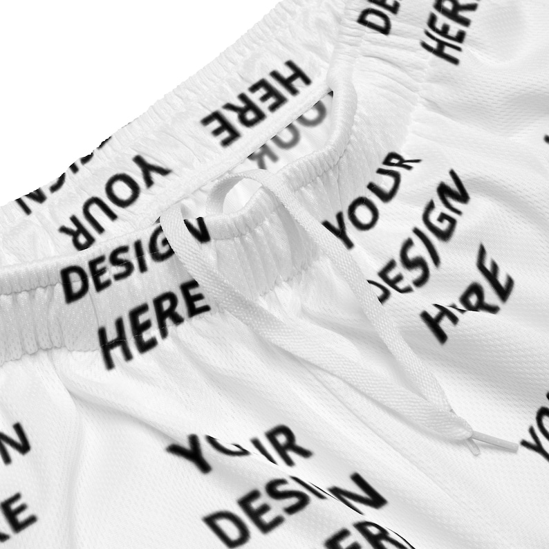 Custom All-over Print Mesh Shorts, Personalized Text Logo Design - Etsy
