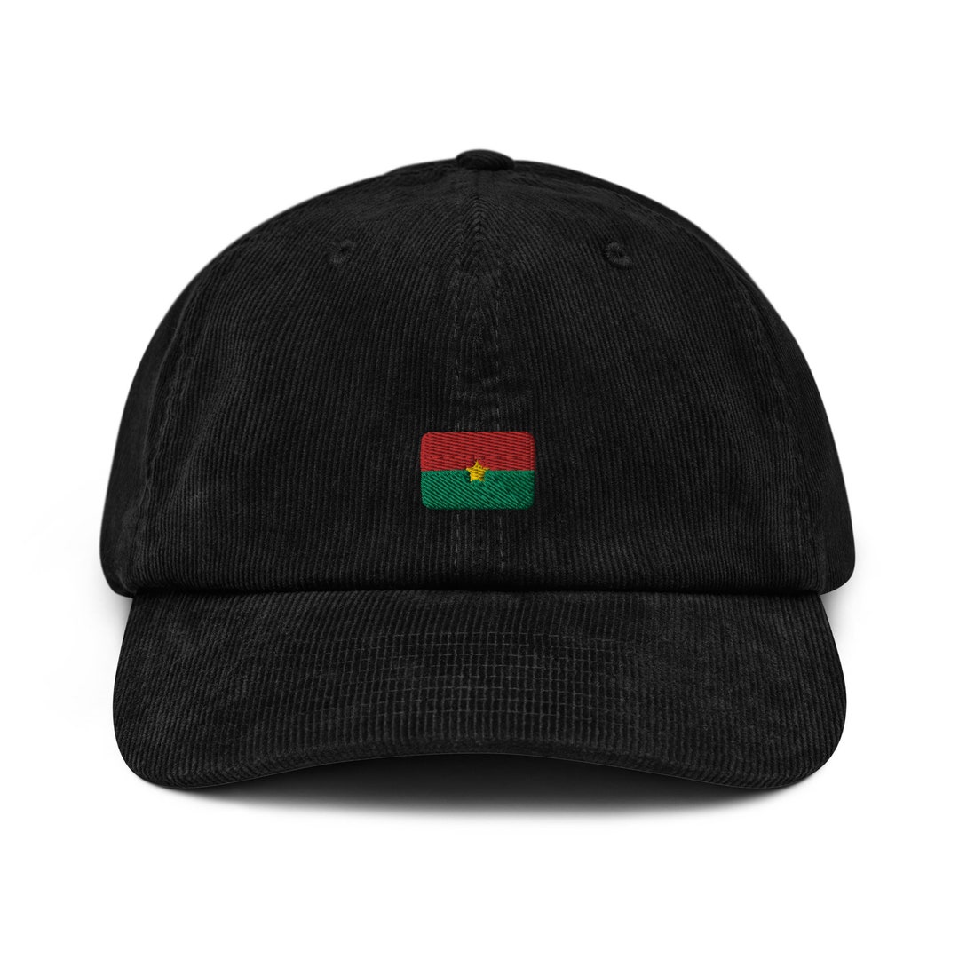 Burkina Faso Corduroy Hat, Burkina Faso Country Gift, Embroidered ...