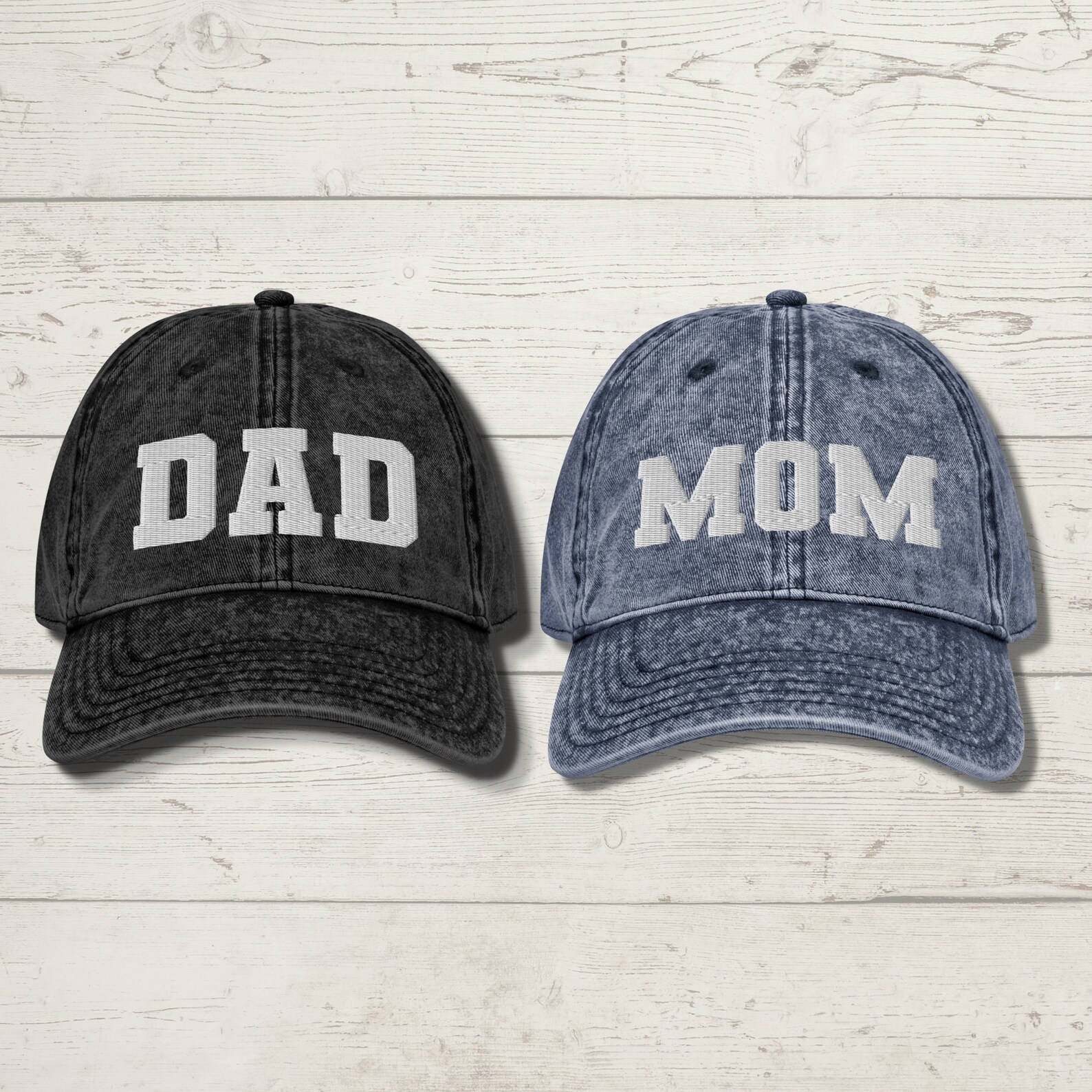 Mom & Dad Embroidered Dad Hat Cap Pregnancy Baby Announcement - Etsy