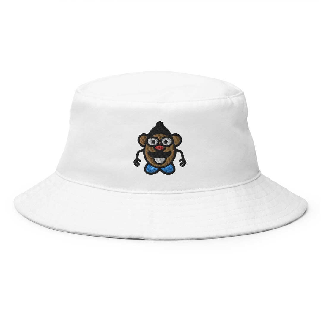 Mr. Potato Head Bucket Hat, Embroidered Bucket Hat, Handmade Unisex ...