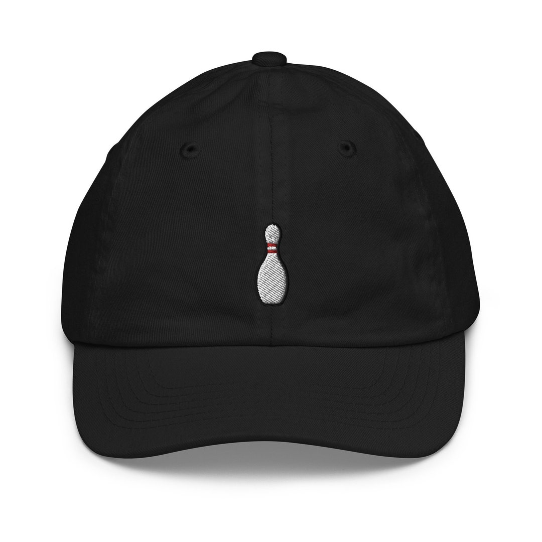 Kids Bowling Pin Embroidered Baseball Cap: Chino Cotton Twill - Etsy