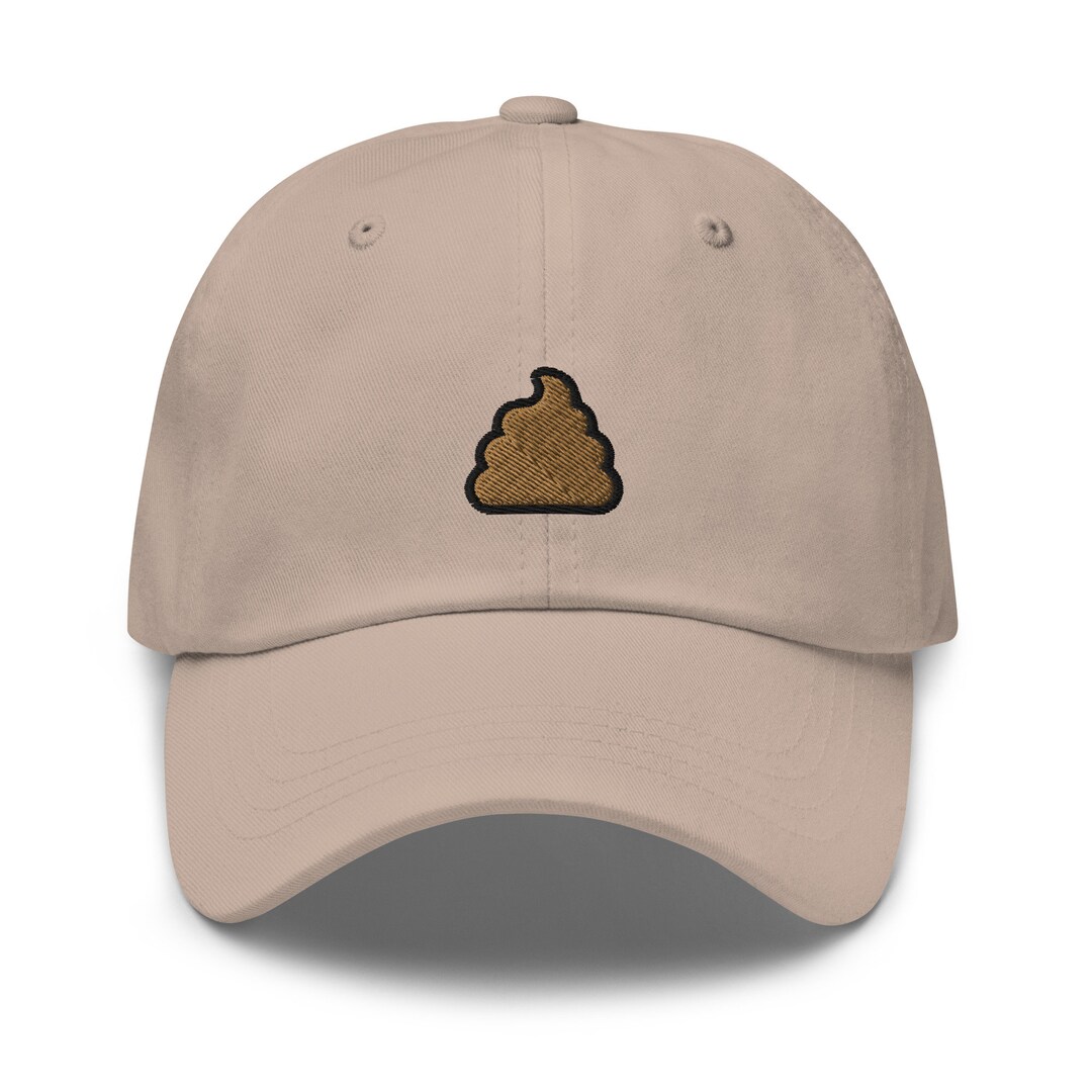 Poop Emoji Embroidered Dad Hat, Embroidered Unisex Hat, Dad Cap ...