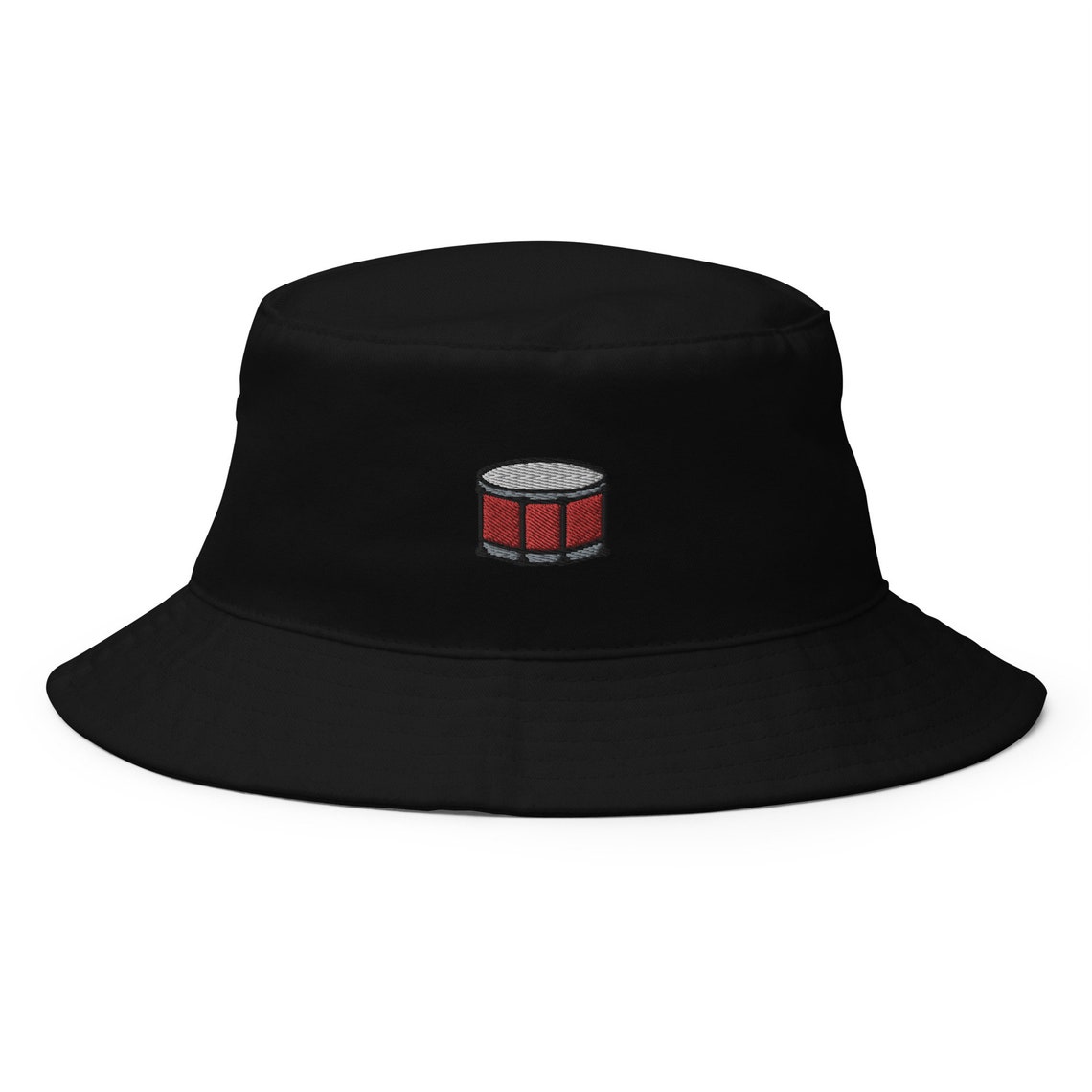 Drum Bucket Hat Embroidered Bucket Hat Handmade Unisex Adult - Etsy