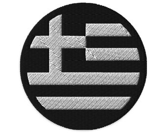 Greece Flag Embroidered Patch - Etsy