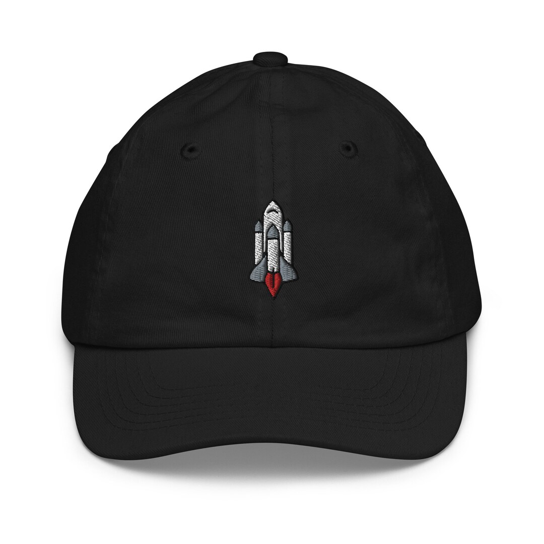 Space Shuttle Youth Baseball Cap, Handmade Kids Hat, Embroidered ...