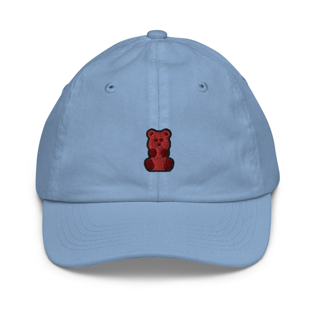 Gummy Bear Youth Baseball Cap, Handmade Kids Hat, Embroidered Childrens ...