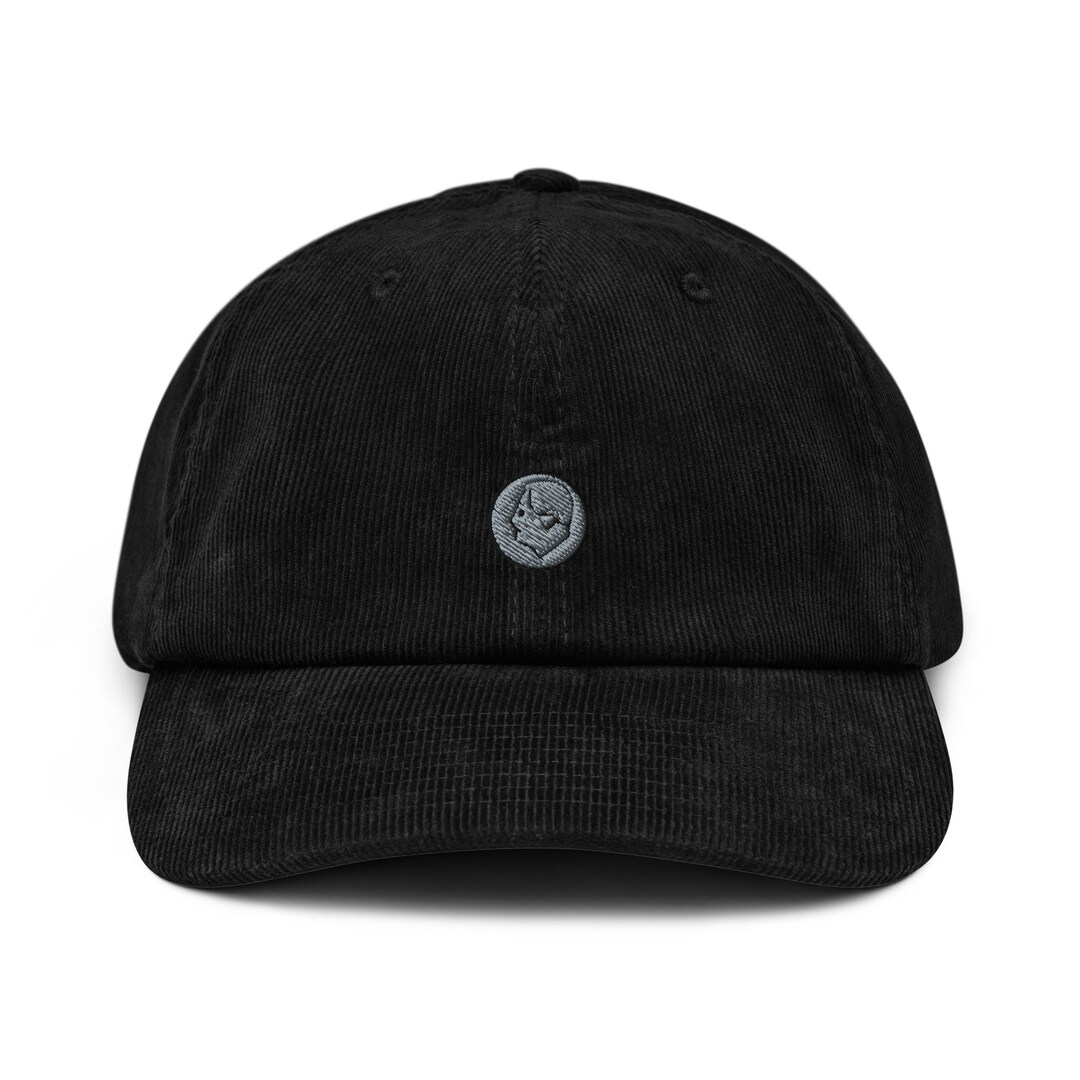 Dime Corduroy Hat, Embroidered Dime Coin Cap, Handmade Embroidered Coin ...