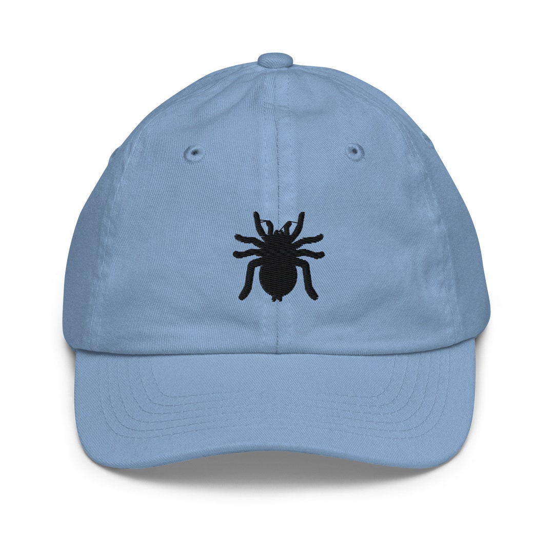 Tarantula Spider Youth Baseball Cap, Handmade Kids Hat, Embroidered ...