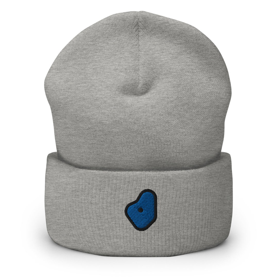 Rock Climbing Hold, Top Rope, Bouldering Boulder Embroidered Beanie ...