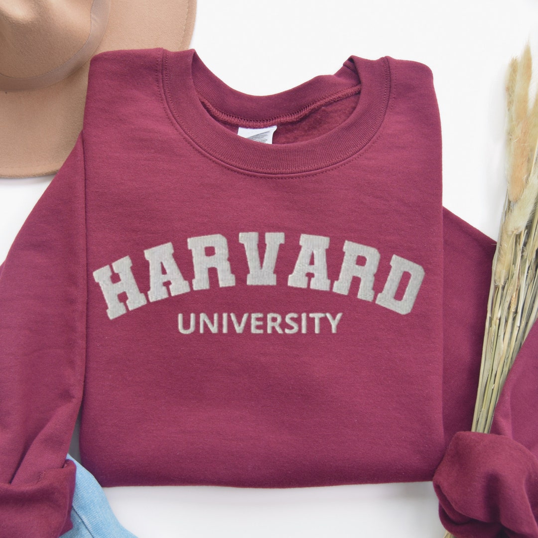 Custom Embroidered College Sweatshirt, Personalized Varsity Crewneck ...