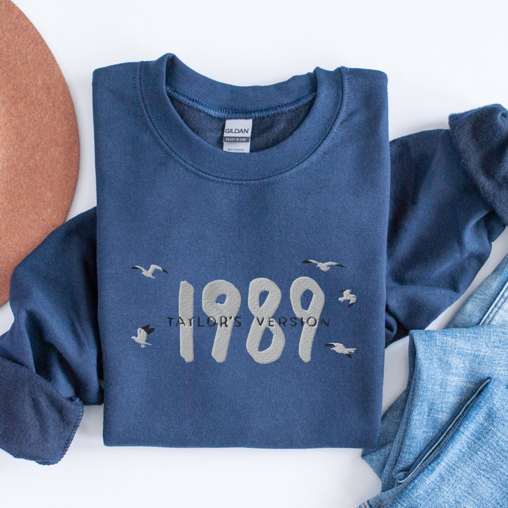 Custom 1989 Taylor Embroidered Sweater, 1989 Version Embroidered ...