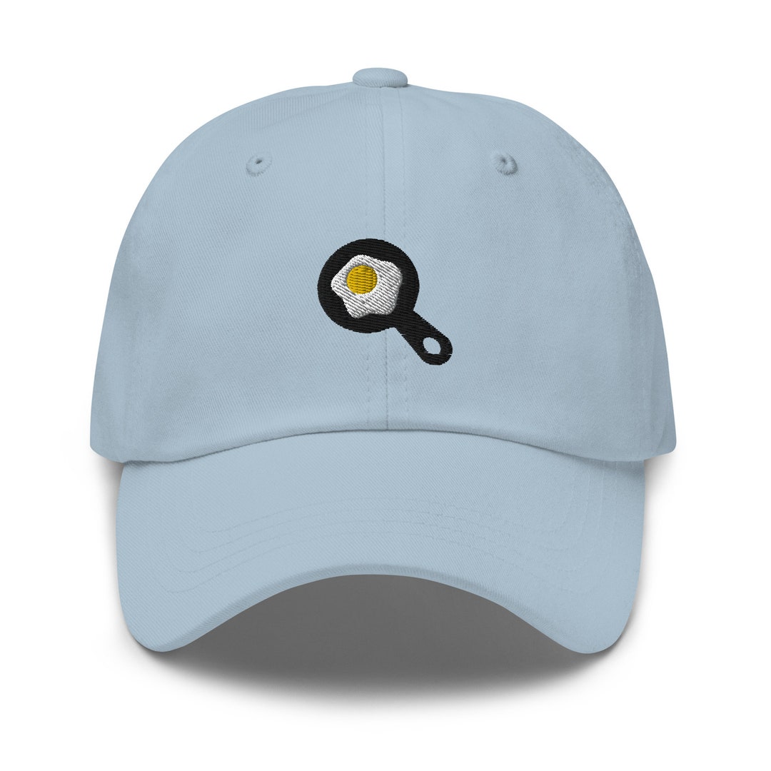 Fried Egg Embroidered Dad Hat: Unisex Cotton Twill Baseball Cap - Etsy
