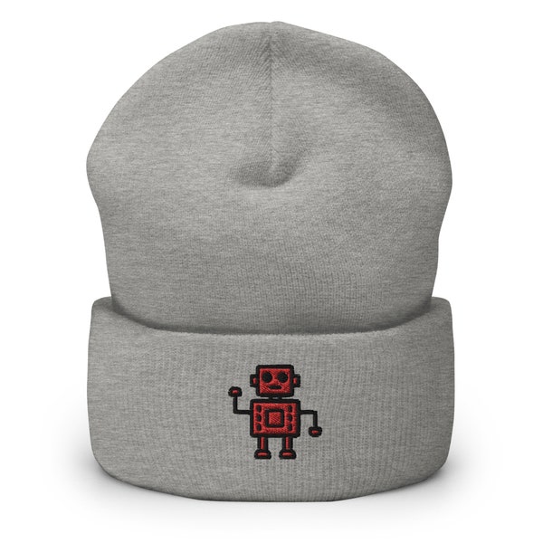 Robot Beanie - Etsy