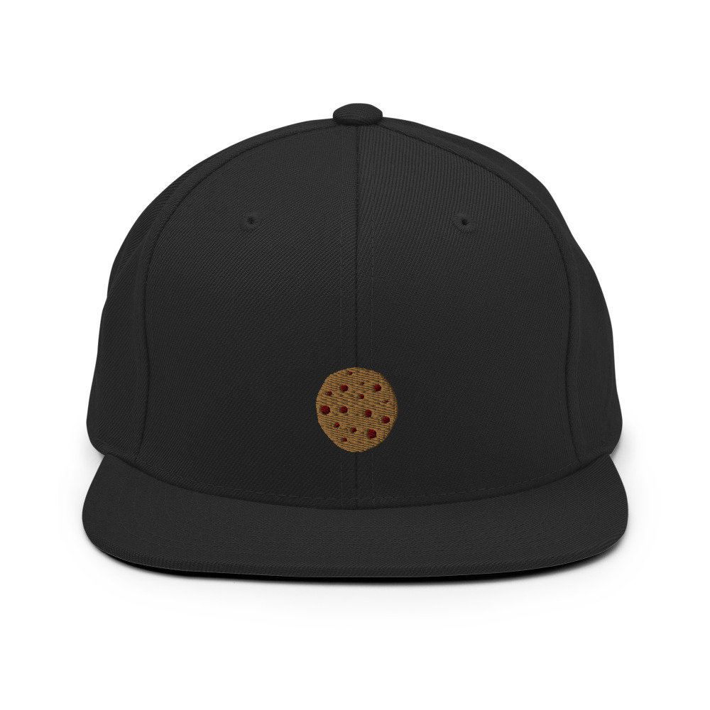 Chocolate Chip Cookie Embroidered Snapback Hat - Etsy UK