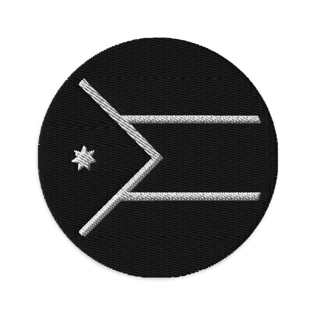 Jordan Embroidered Patch, 3" Jordan Flag Patch, Circular Jordan Patch ...