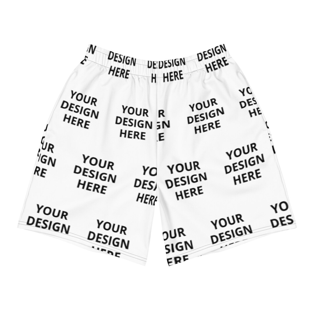 Custom All-over Print Men's Running Shorts: Personalized Design - Etsy