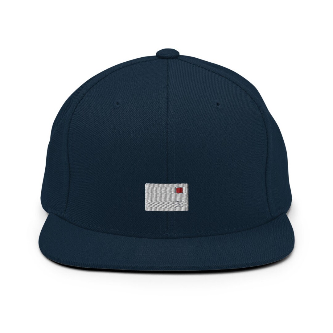 Mail Letter Embroidered Snapback Hat, Cap Gift, Embroidered Snapback ...