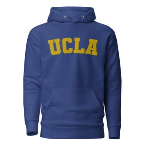 Custom Embroidered College Hoodie, Personalized Varsity Hooded Sweater ...
