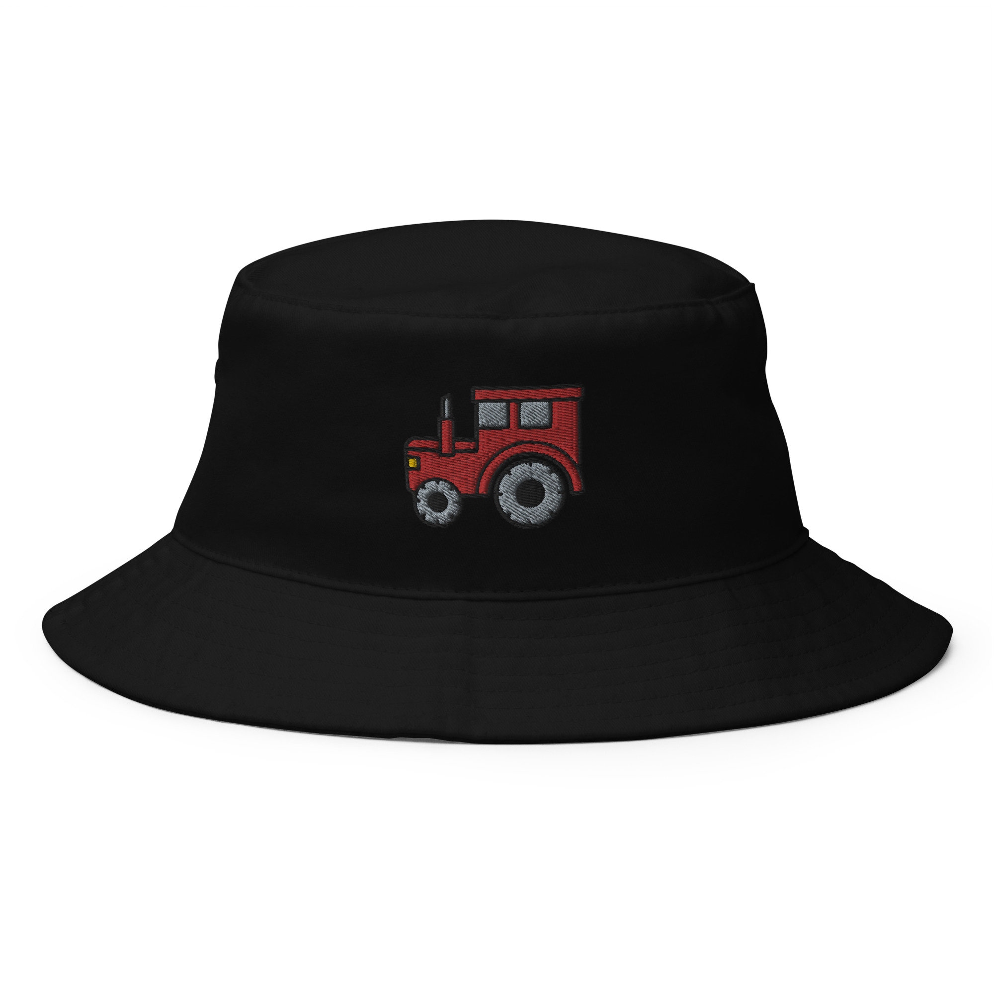 Tractor Bucket Hat Embroidered Bucket Hat Handmade Unisex - Etsy