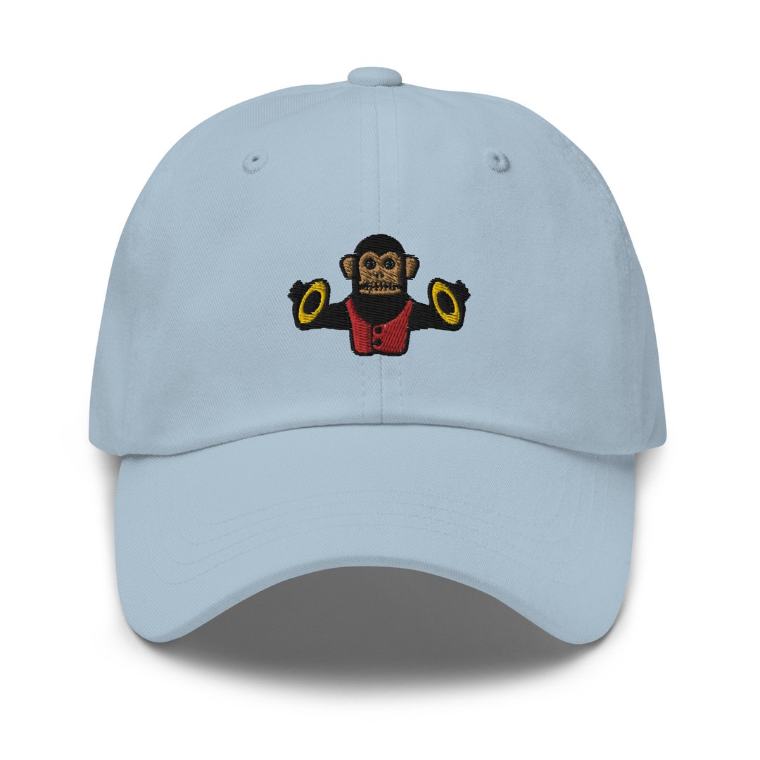 Cymbal Monkey Embroidered Dad Hat, Embroidered Unisex Hat, Dad Cap ...