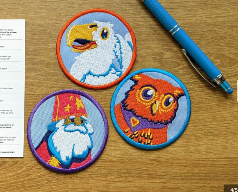 Your Logo Embroidered Patch: 3" Iron-on or Sew-on - Etsy