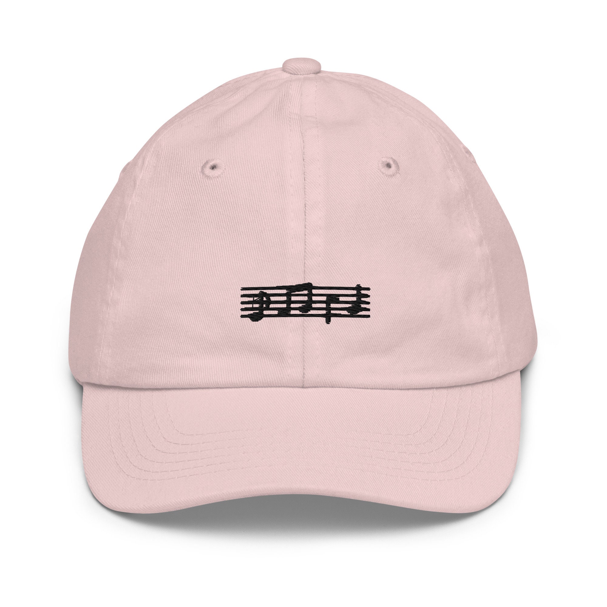 Music Notes Youth Baseball Cap, Handmade Kids Hat, Embroidered ...