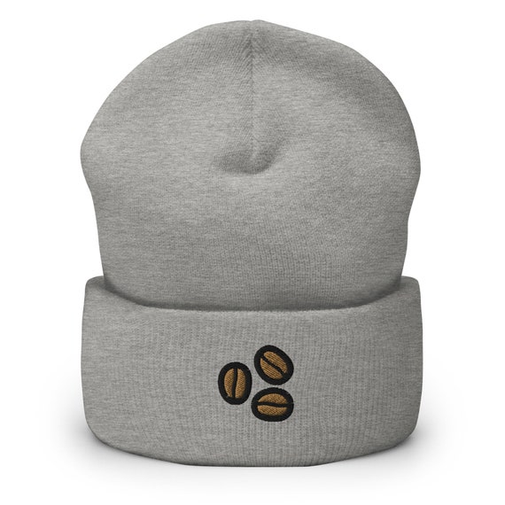 Coffee Lover Barista Coffee Beans Embroidered Beanie | Etsy