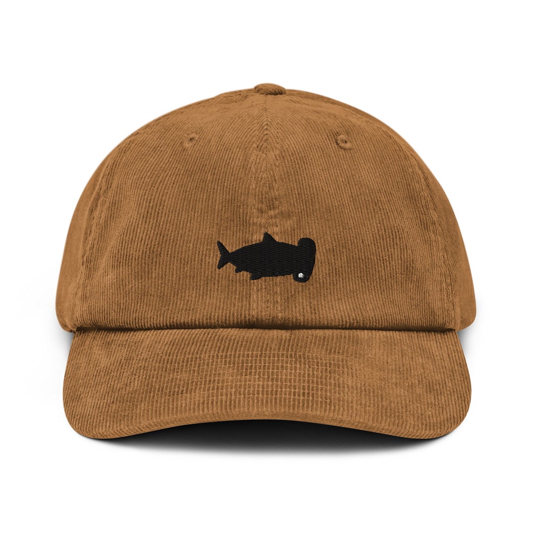 Hammerhead Shark Corduroy Hat, Handmade Embroidered Corduroy Dad Cap ...