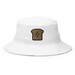 Drum Bucket Hat, Embroidered Bucket Hat, Handmade Unisex Adult Cotton ...