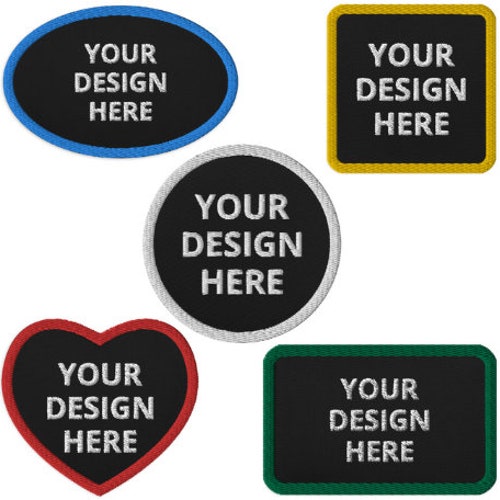 Custom 3 Embroidered Patch Iron on Patch Personalized - Etsy