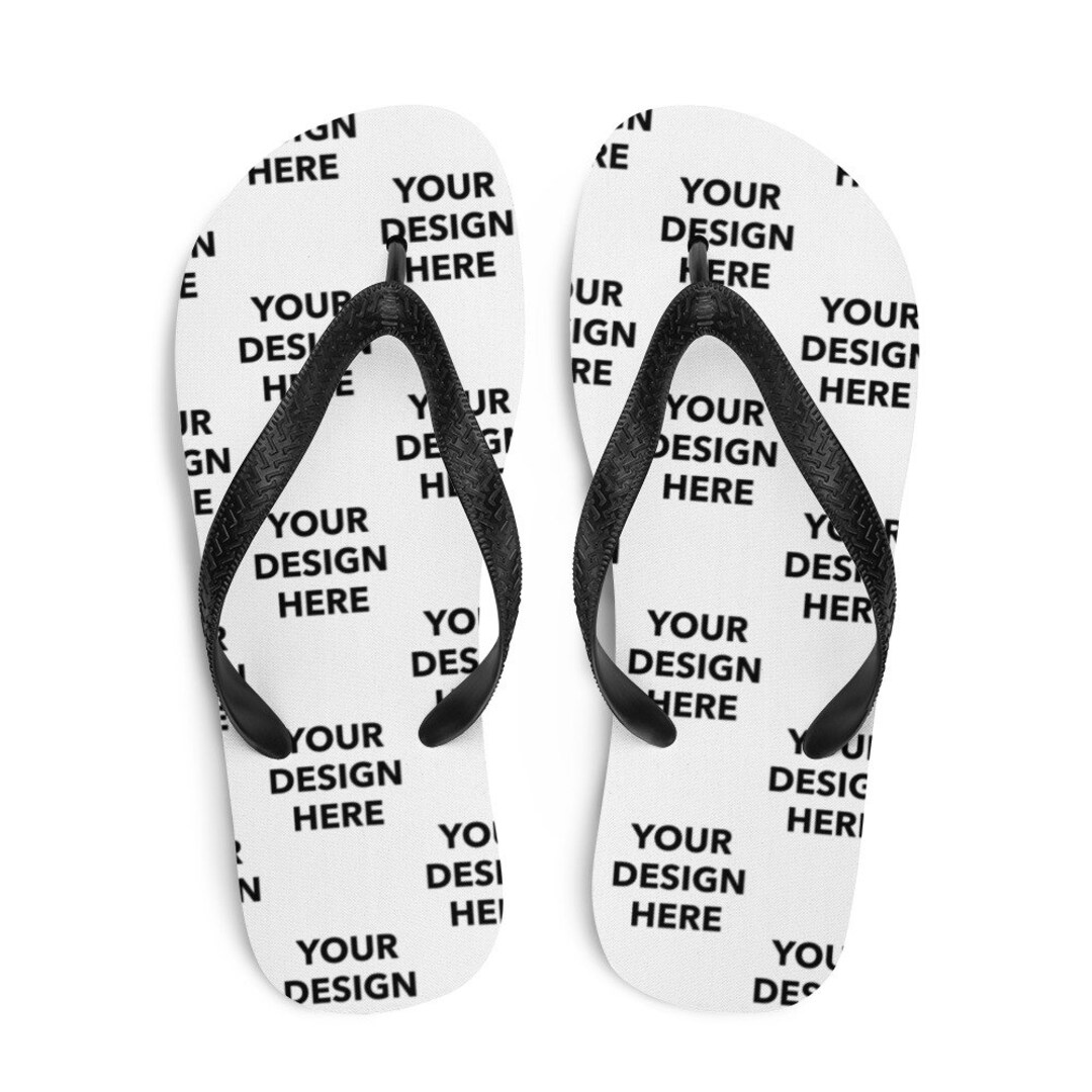 Custom Flip-flops, Customized Flip-flops, Your Design Text or Logo All ...