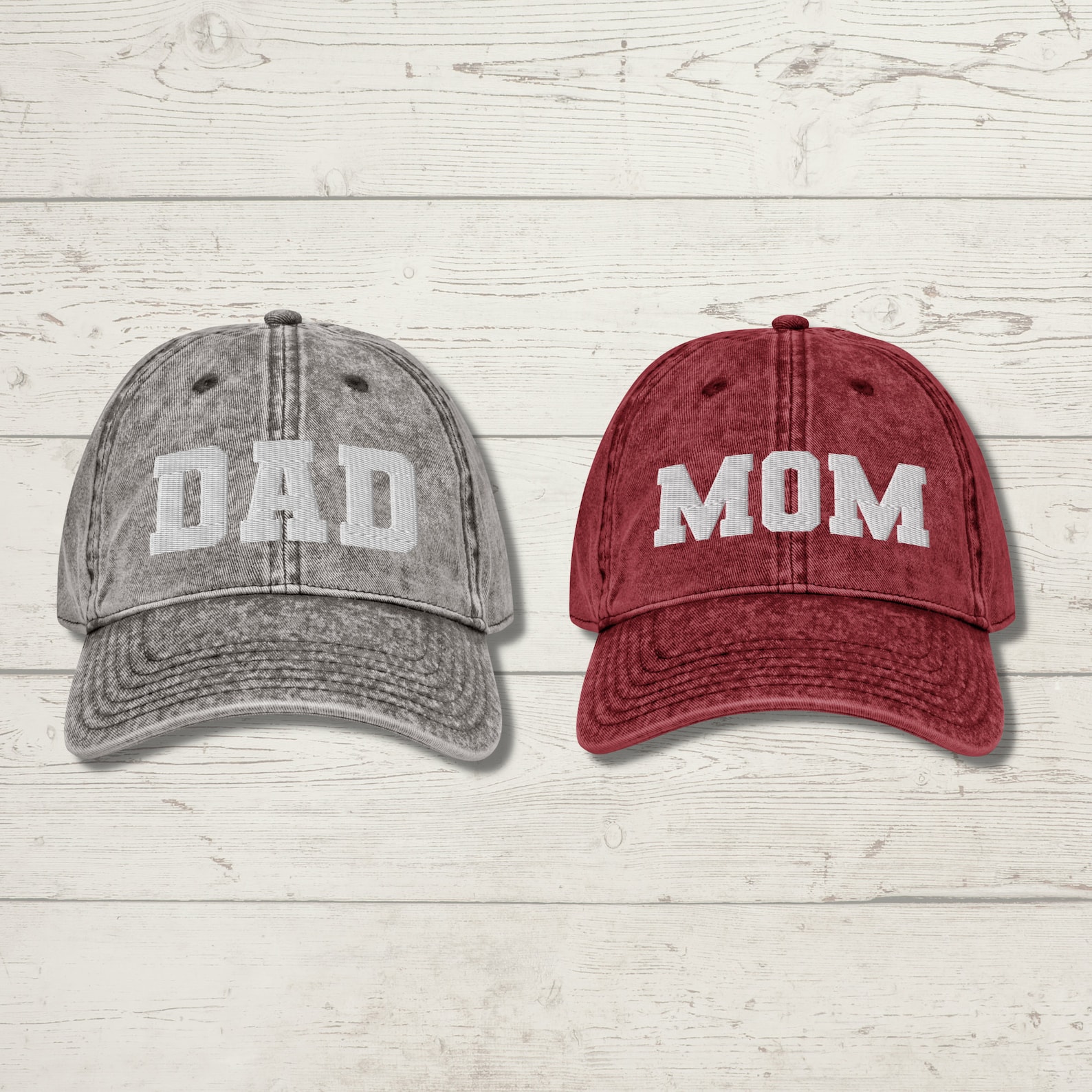 Mom & Dad Embroidered Dad Hat Cap Pregnancy Baby Announcement - Etsy