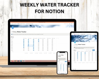Notion Water Tracker - Etsy