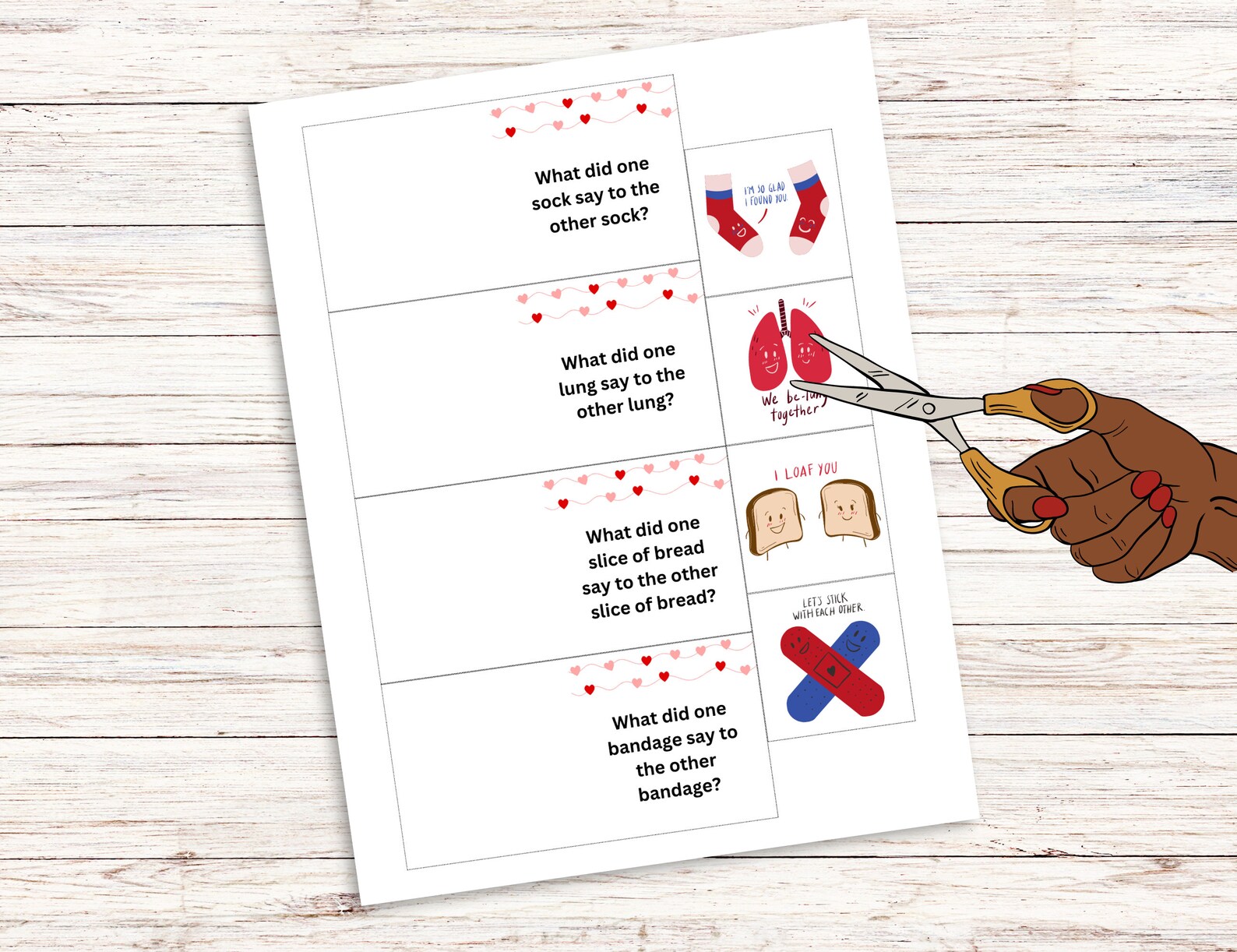 Joke Valentines Cards Printable PDF - Etsy