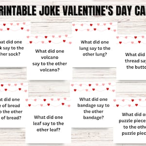 Joke Valentines Cards Printable PDF - Etsy