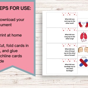 Joke Valentines Cards Printable PDF - Etsy