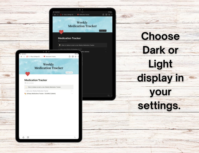 Medication Tracker Template for Notion - Etsy