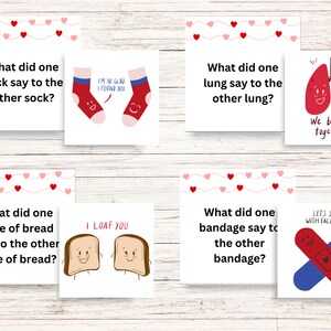 Joke Valentines Cards Printable PDF - Etsy